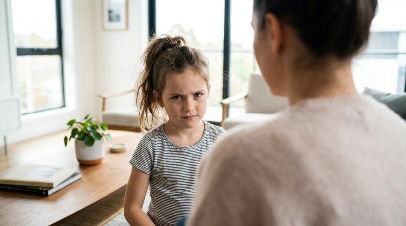 « Je suis plus un bébé » : elle a 7 ans et me défit déjà du regard, je ...